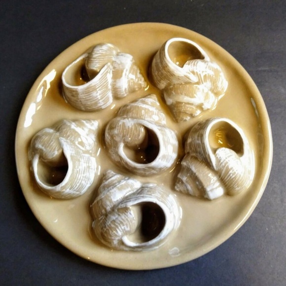 Hartstone | Dining | Vintage Hartstone Escargot Ceramic Serving Dishes ...